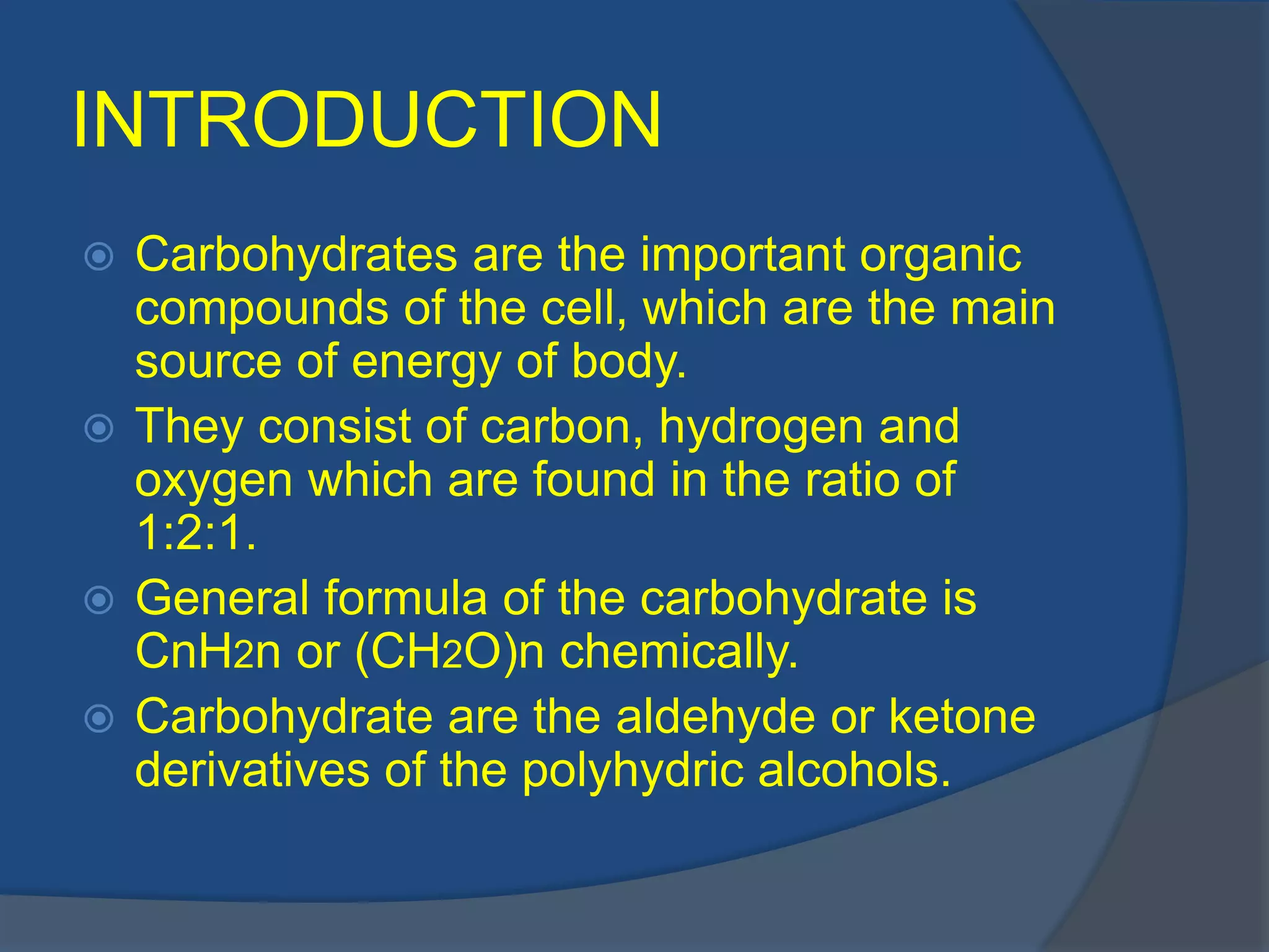 Carbohydrate presentation by KK Sahu sir | PPTX | Chemistry | Science