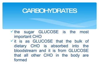Carbohydrates | PPT