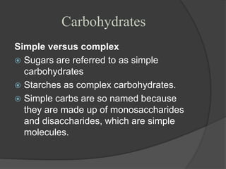 Carbohydrates | PPTX