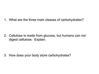 Carbohydrates | PPT