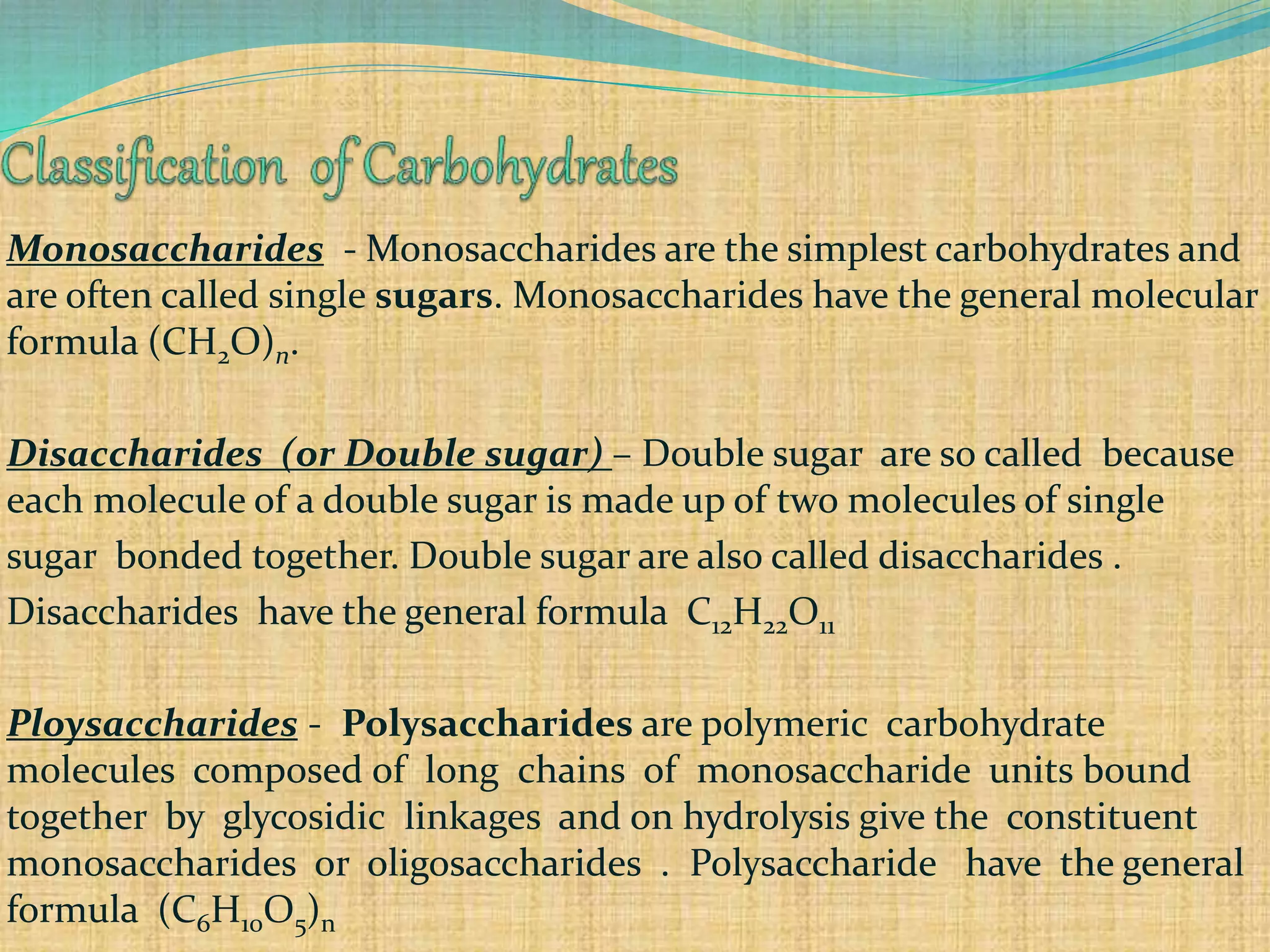Carbohydrates | PPTX