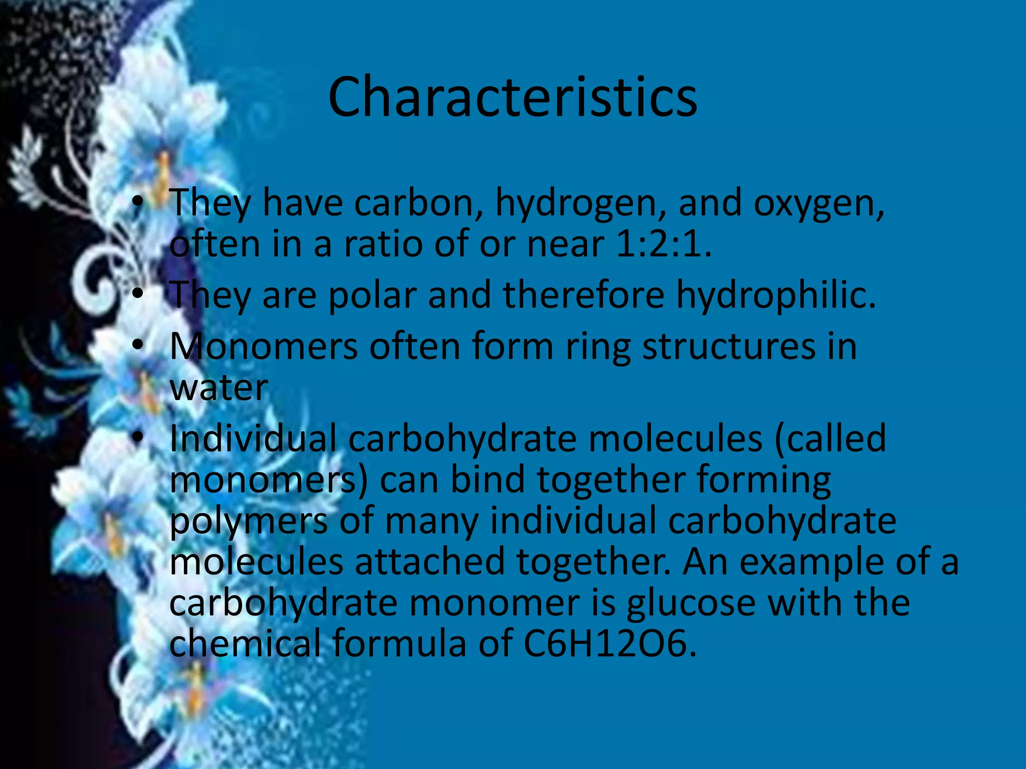 Carbohydrates | PPTX