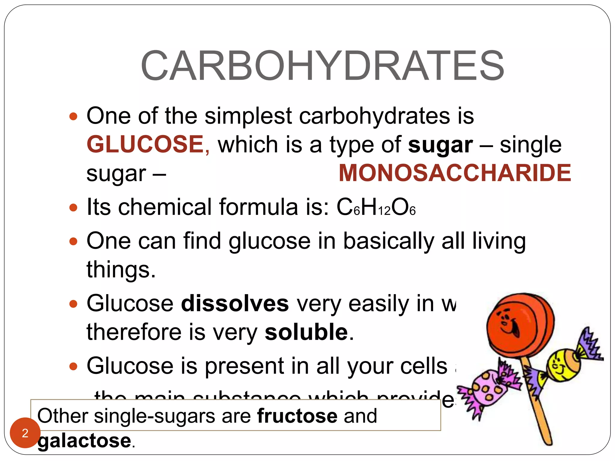 Carbohydrates | PPTX | Chemistry | Science