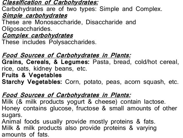 Carbohydrates Definition And List Of All Carbohydrates