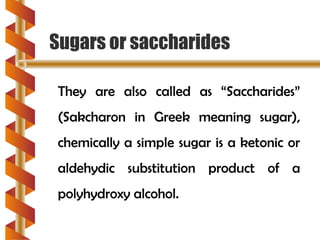 Carbohydrates - Dr.U.Srinivasa, Professor and Head, Srinivas College of ...