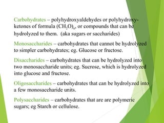Carbohydrates | PPT