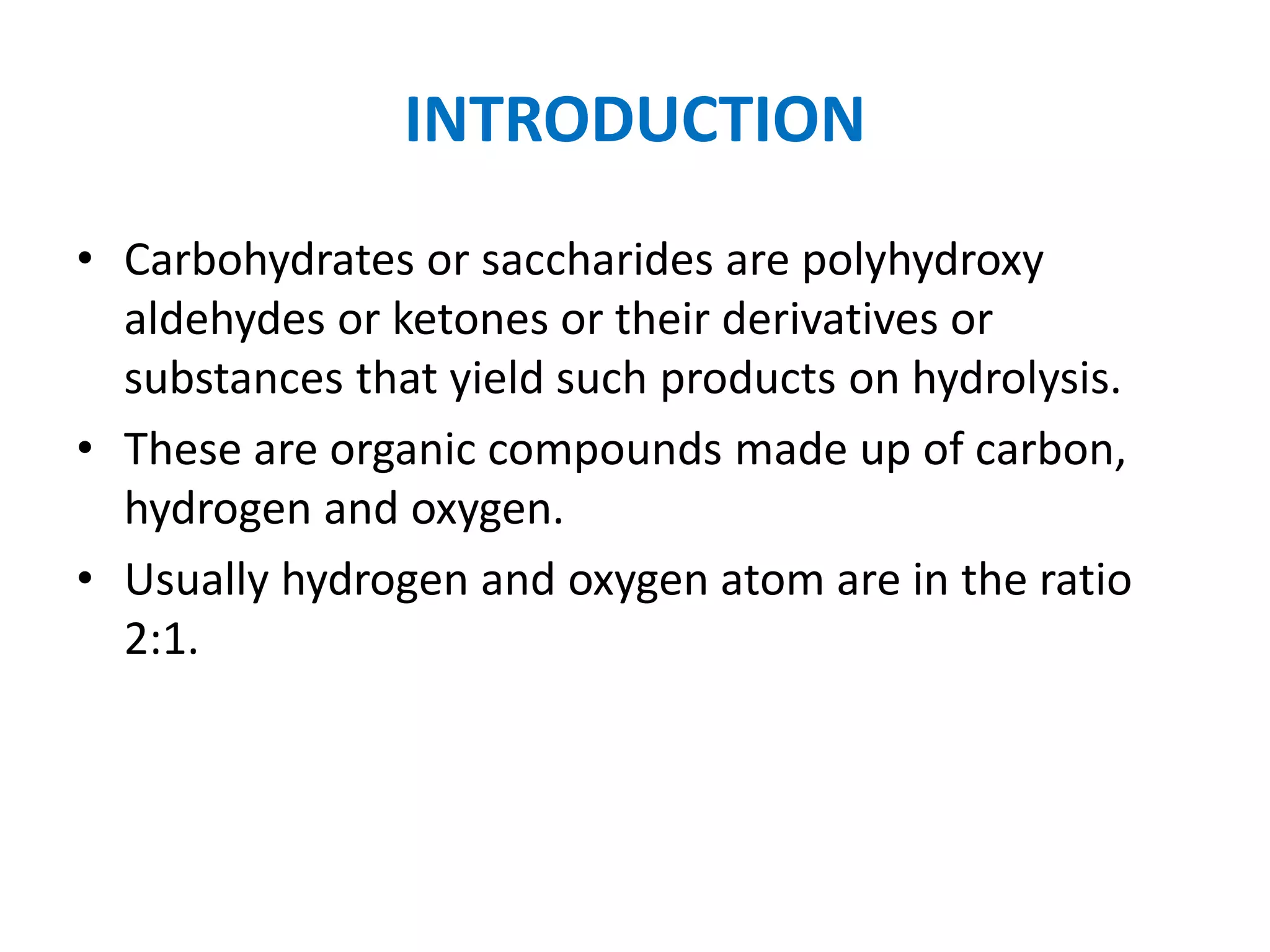 Carbohydrates | PPTX