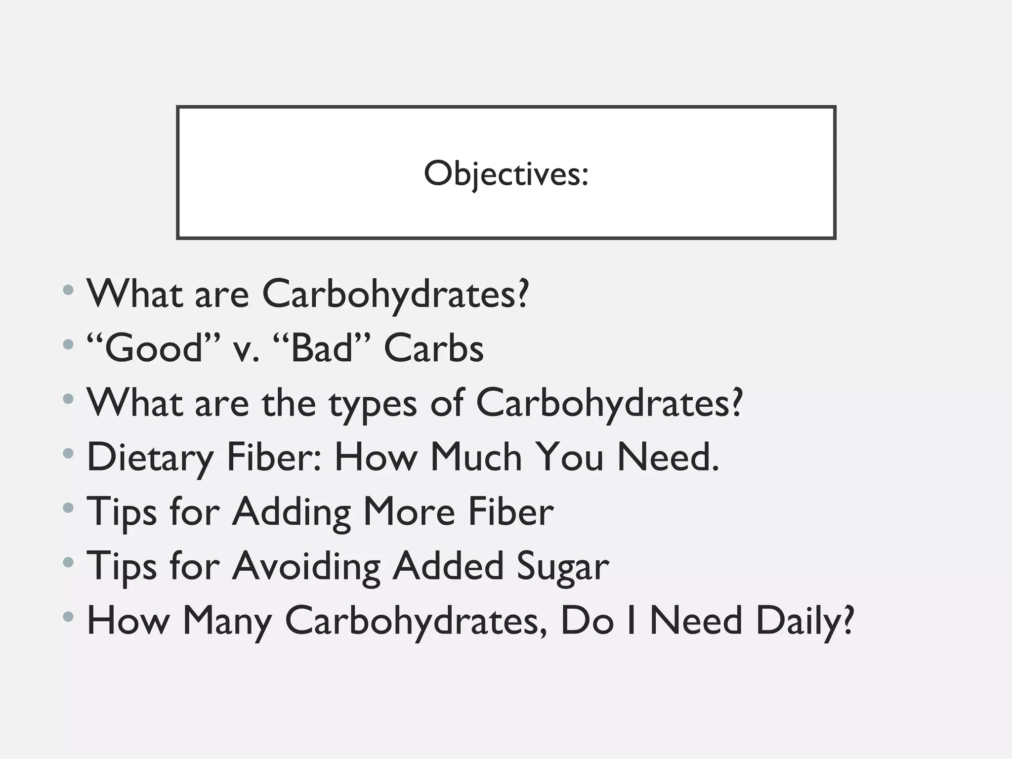 Carbohydrates | PPT