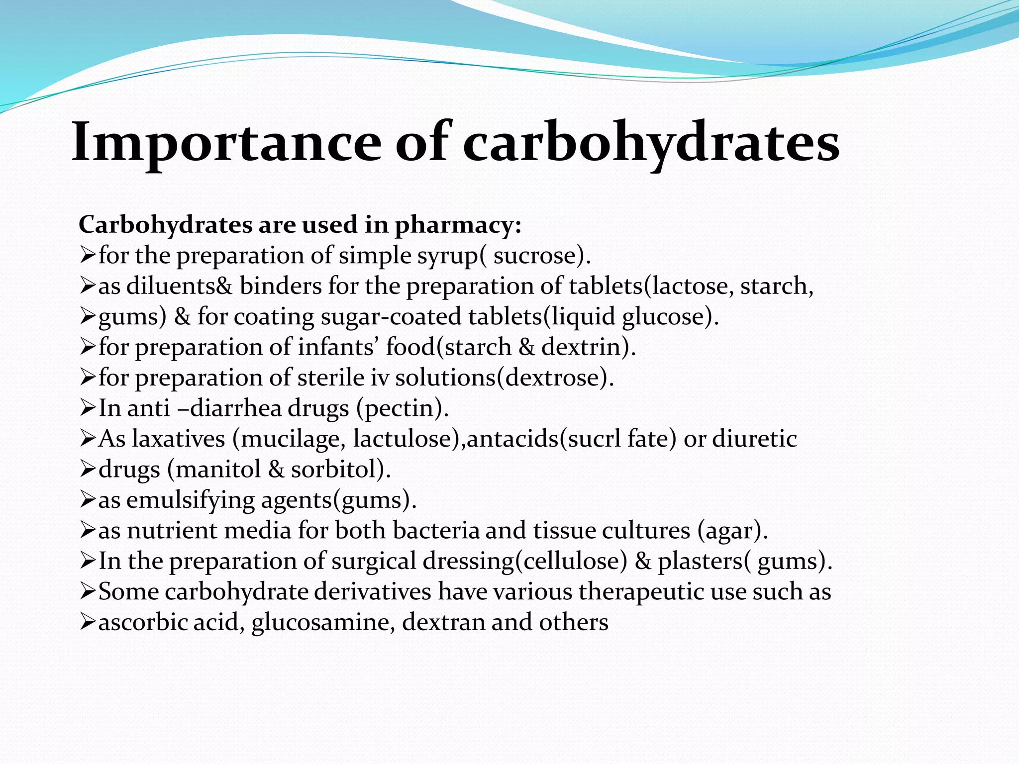 Carbohydrates | PPTX