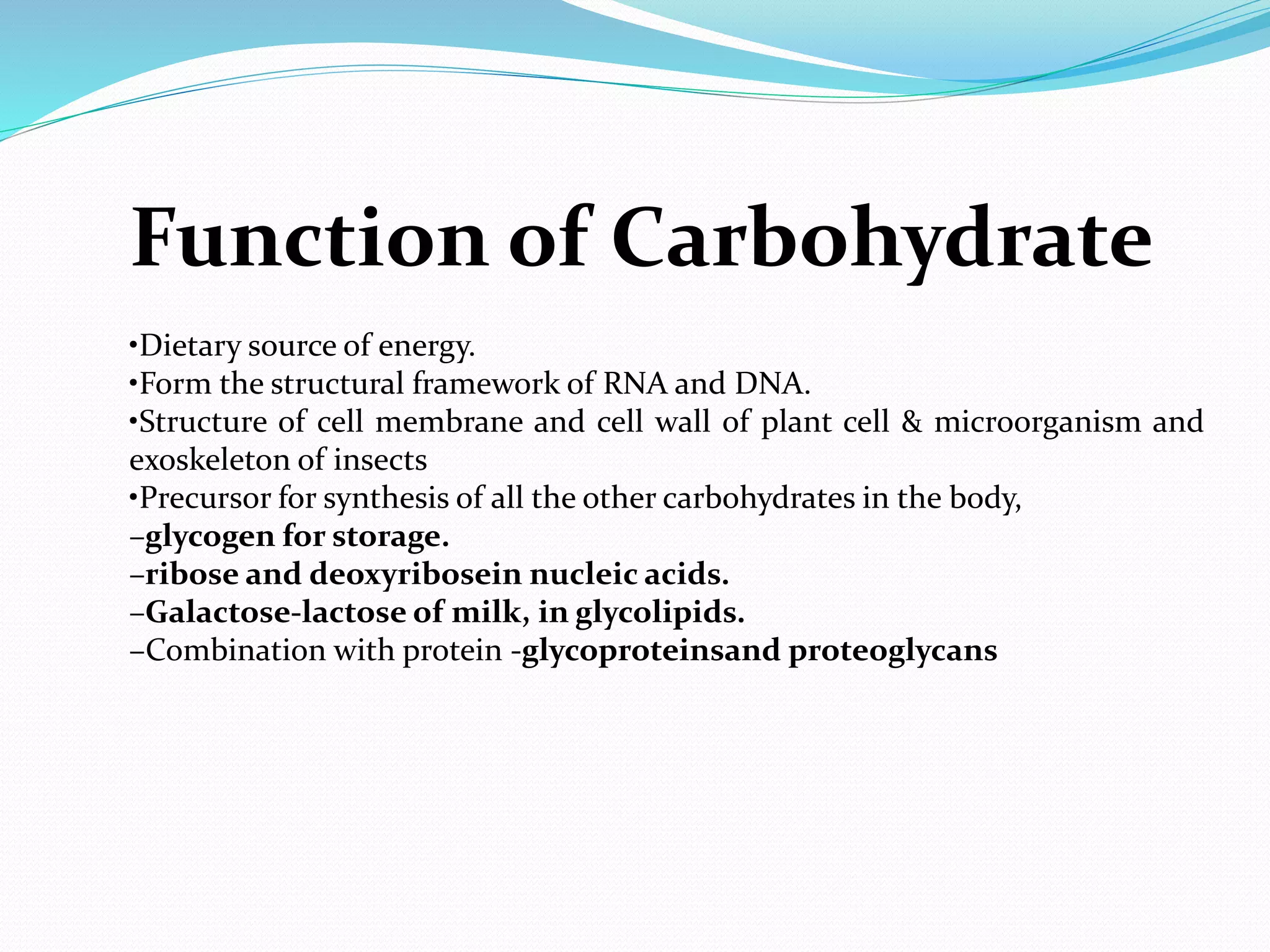 Carbohydrates | PPTX