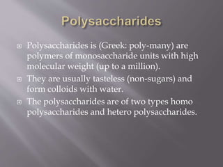 Carbohydrates | PPTX