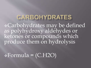 Carbohydrates | PPT