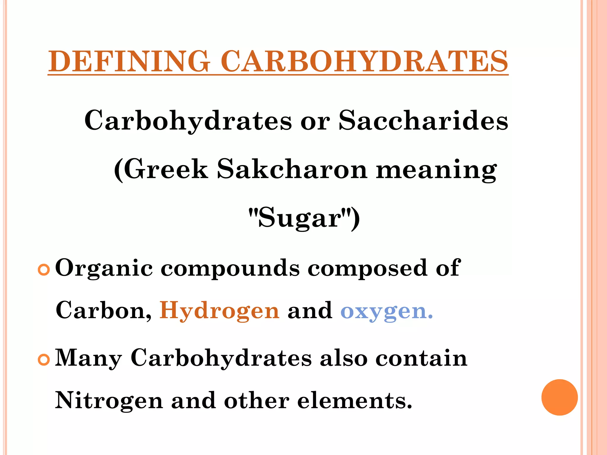 Carbohydrates as biomolecules | PDF
