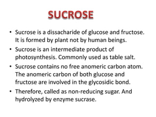 Chemistry of Carbohydrates | PPTX