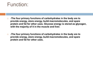 Carbohydrates | PPT