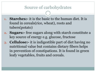 Carbohydrates(AGA UMAR | PPT