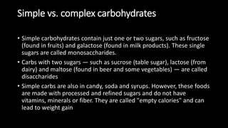 Carbohydrates | PPTX