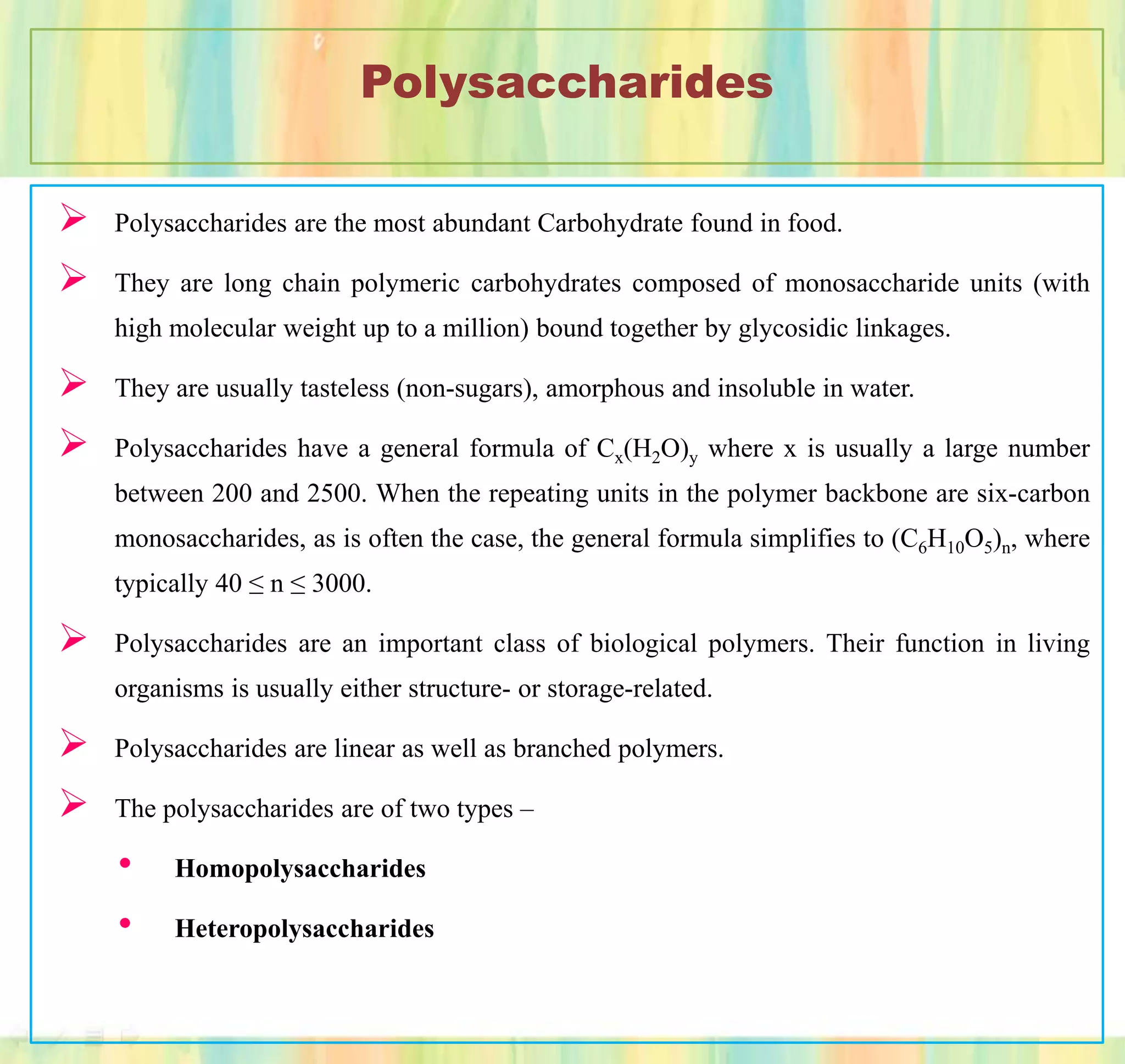 Carbohydrates: Part 1 | PPTX