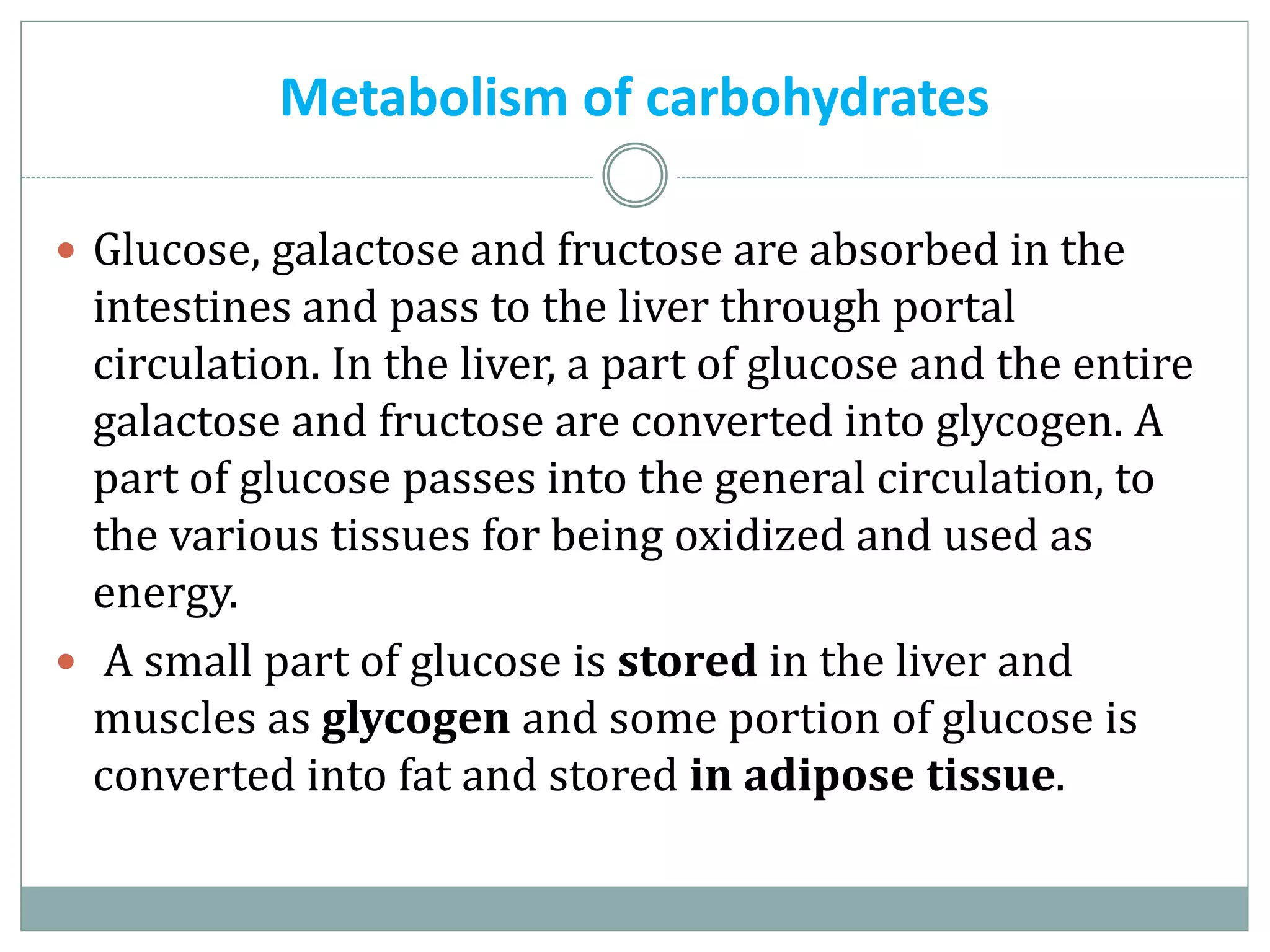 Carbohydrates Unit 2nd of Nutrition | PPTX