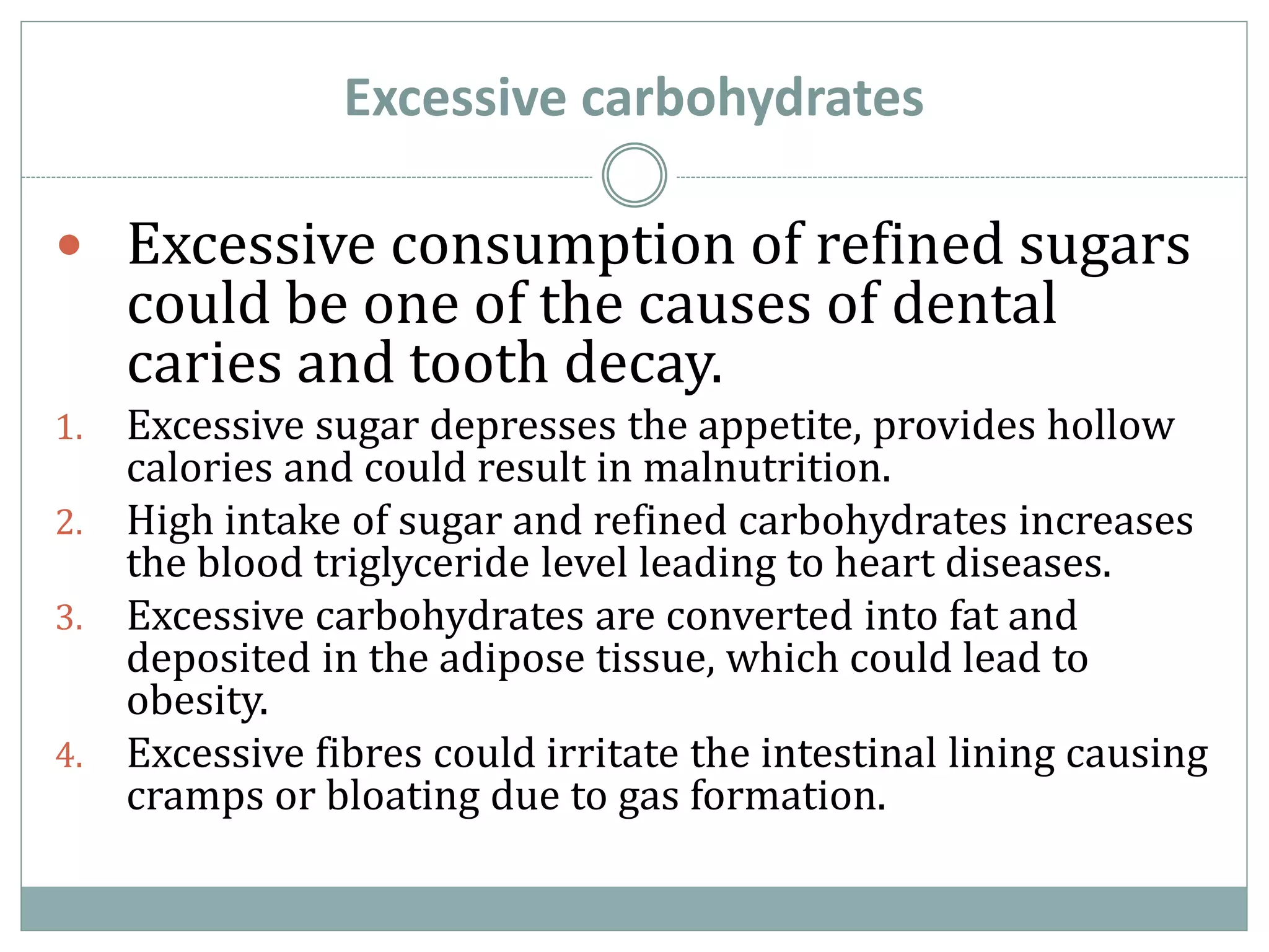 Carbohydrates Unit 2nd of Nutrition | PPTX