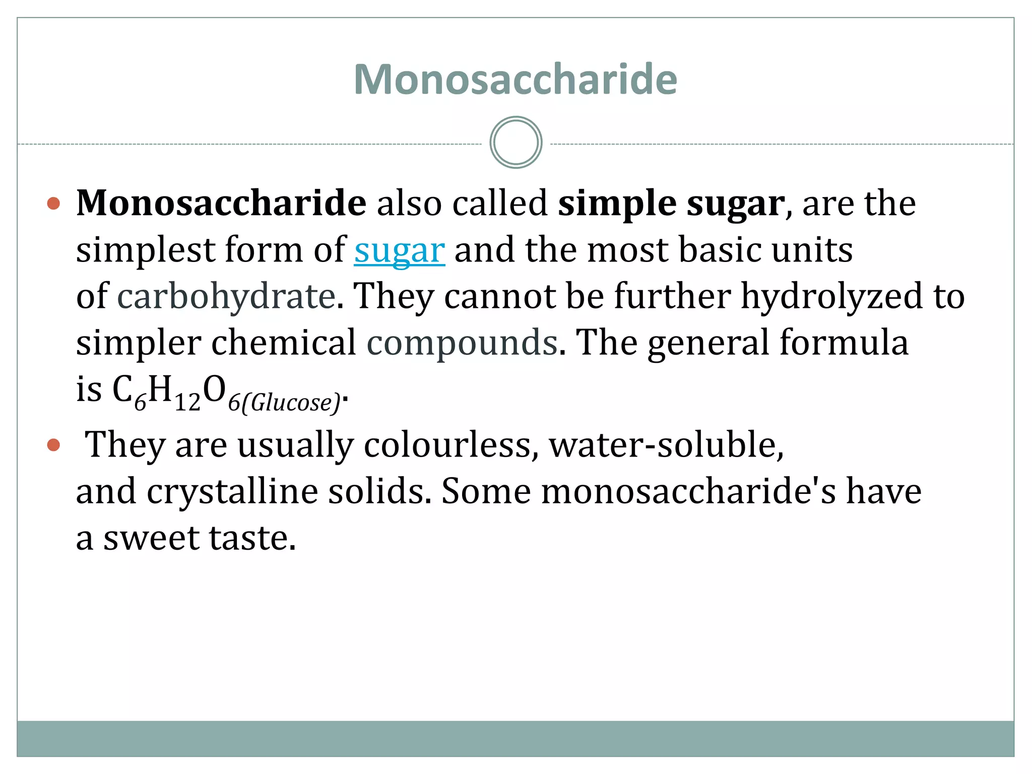 Carbohydrates Unit 2nd of Nutrition | PPTX
