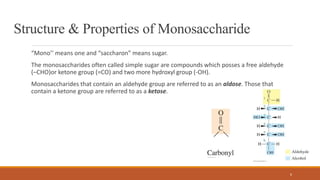 Carbohydrates-Structure of carbohydrates, Types of CBH, Properties, and ...