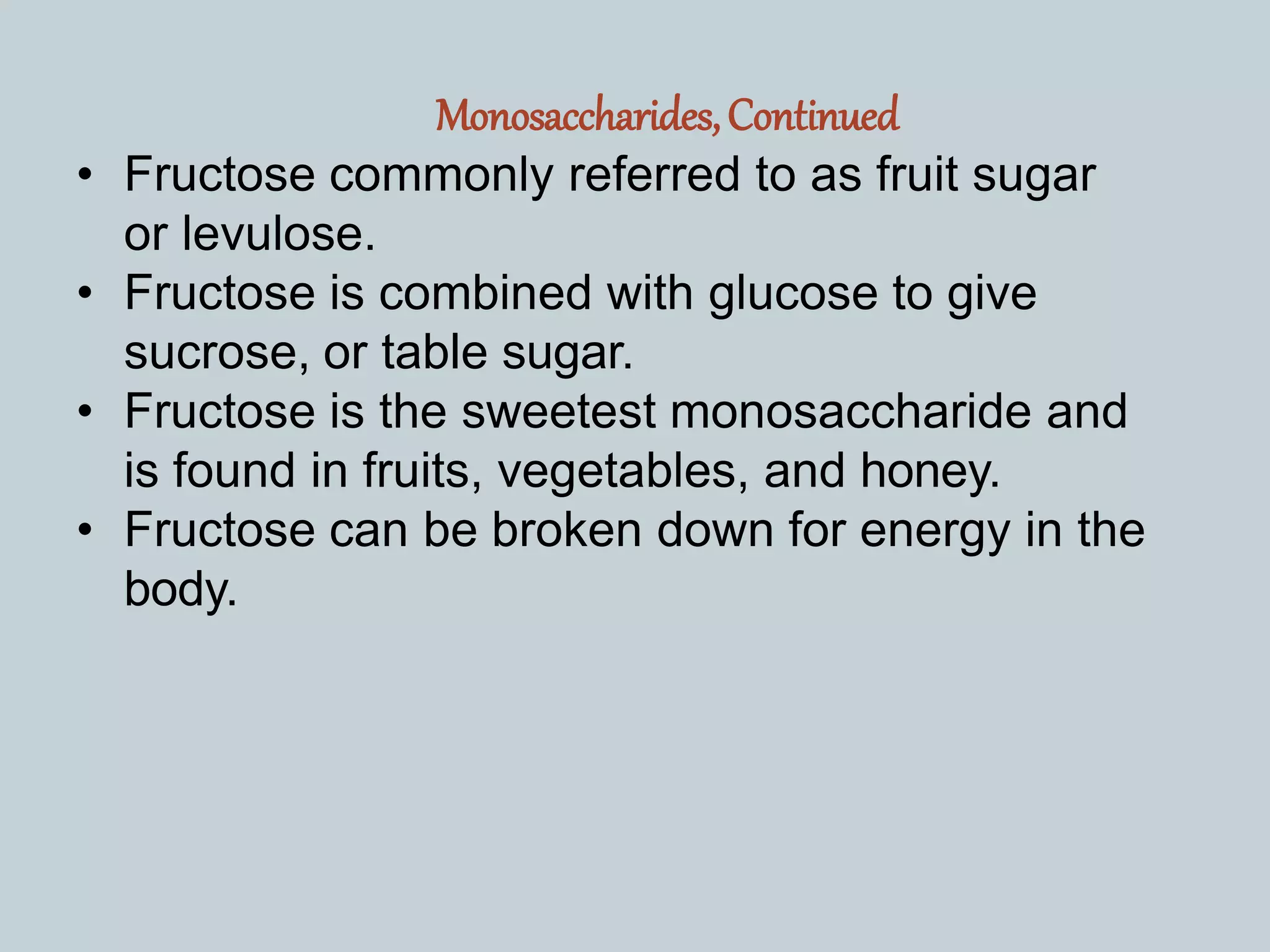 Carbohydrates | PPTX