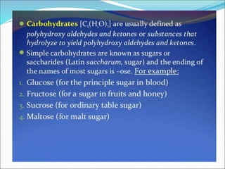 Carbohydrates | PPT