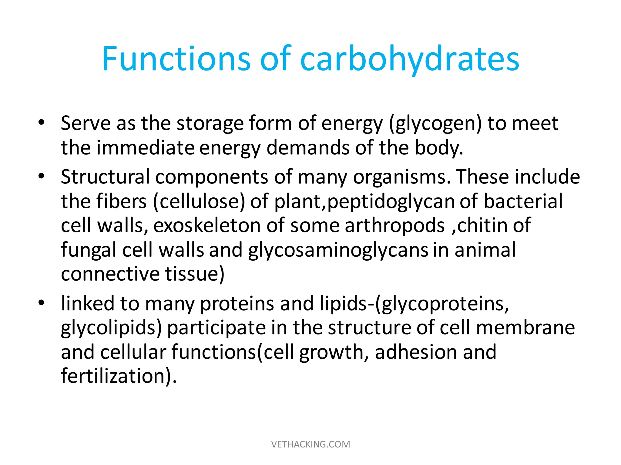 CARBOHYDRATES in animals uses and functions.pdf