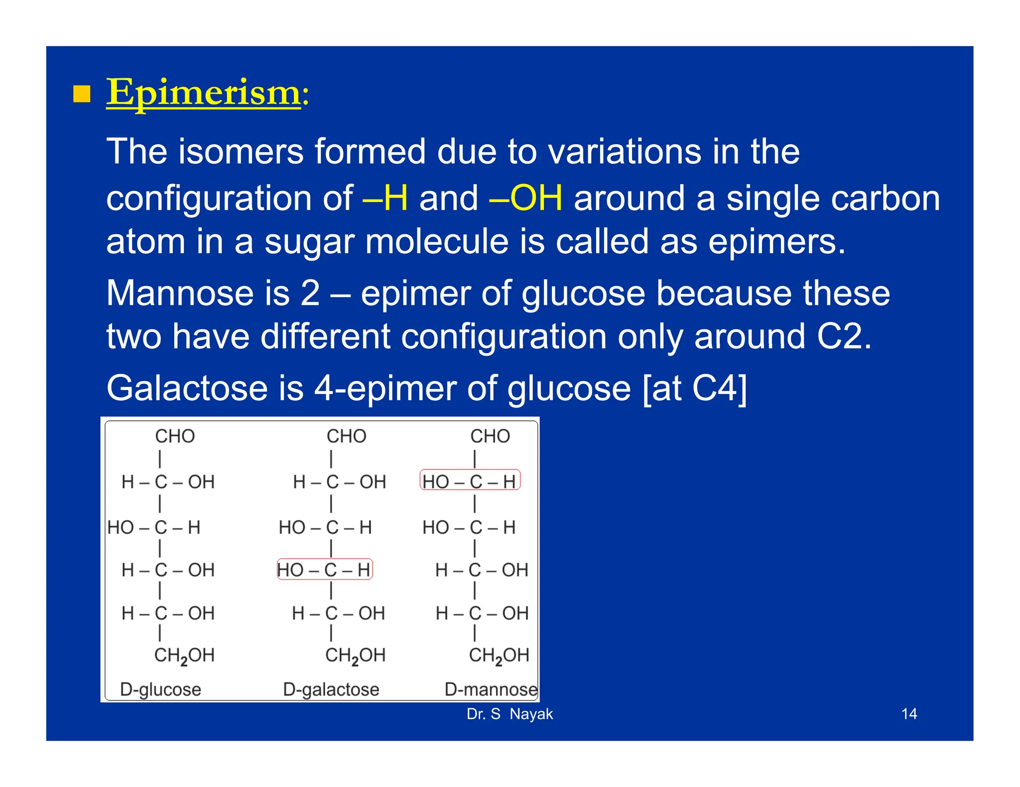 Chemistry of carbohydrates used for health science stufents | PDF