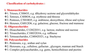 Carbohydrates fundamental chemistrynotes | PPTX