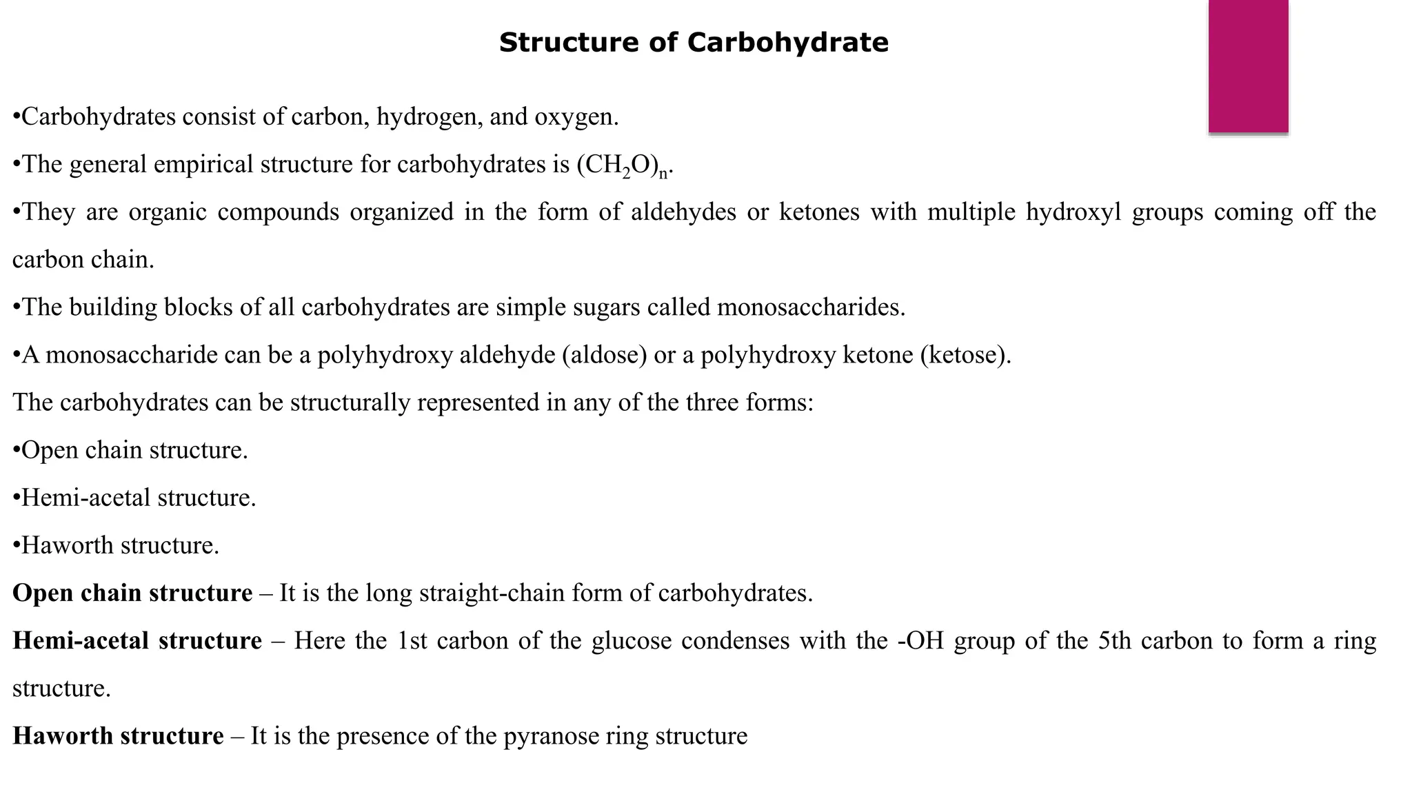 Carbohydrates, classification of carbohydrates.pptx