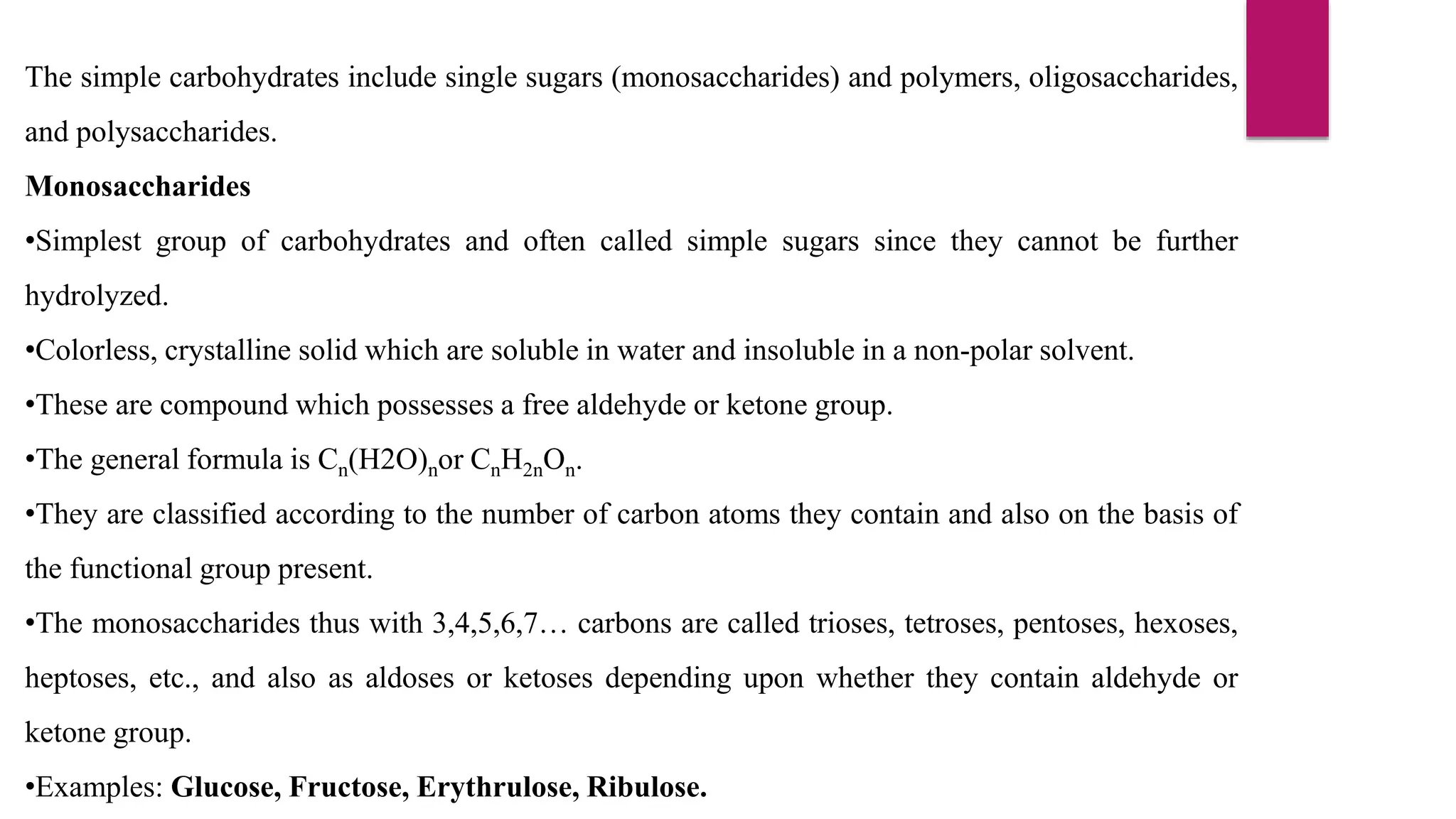 Carbohydrates, classification of carbohydrates.pptx