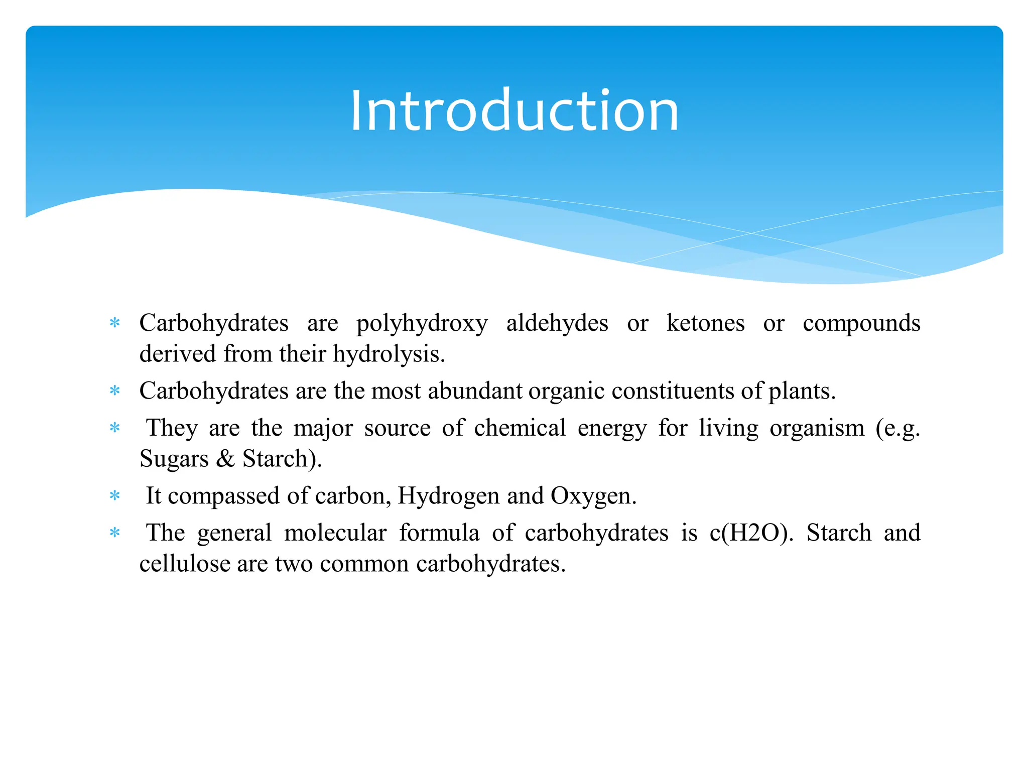 Carbohydrates and Classification of Carbohydrates | PDF