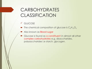 CARBOHYDRATEs presentation notes .pptx