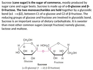 Carbohydrate is a biomolecule, primarily composed of the elements of ...