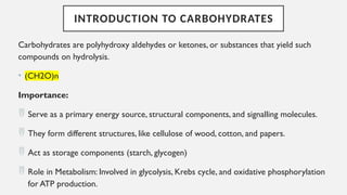CARBOHYDRATES.pptxhjgdcgggfcghgfghhhgggh | PPTX