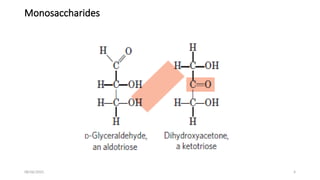 Carbohydrates Structure and functions- Biochemistry PPT for Students ...