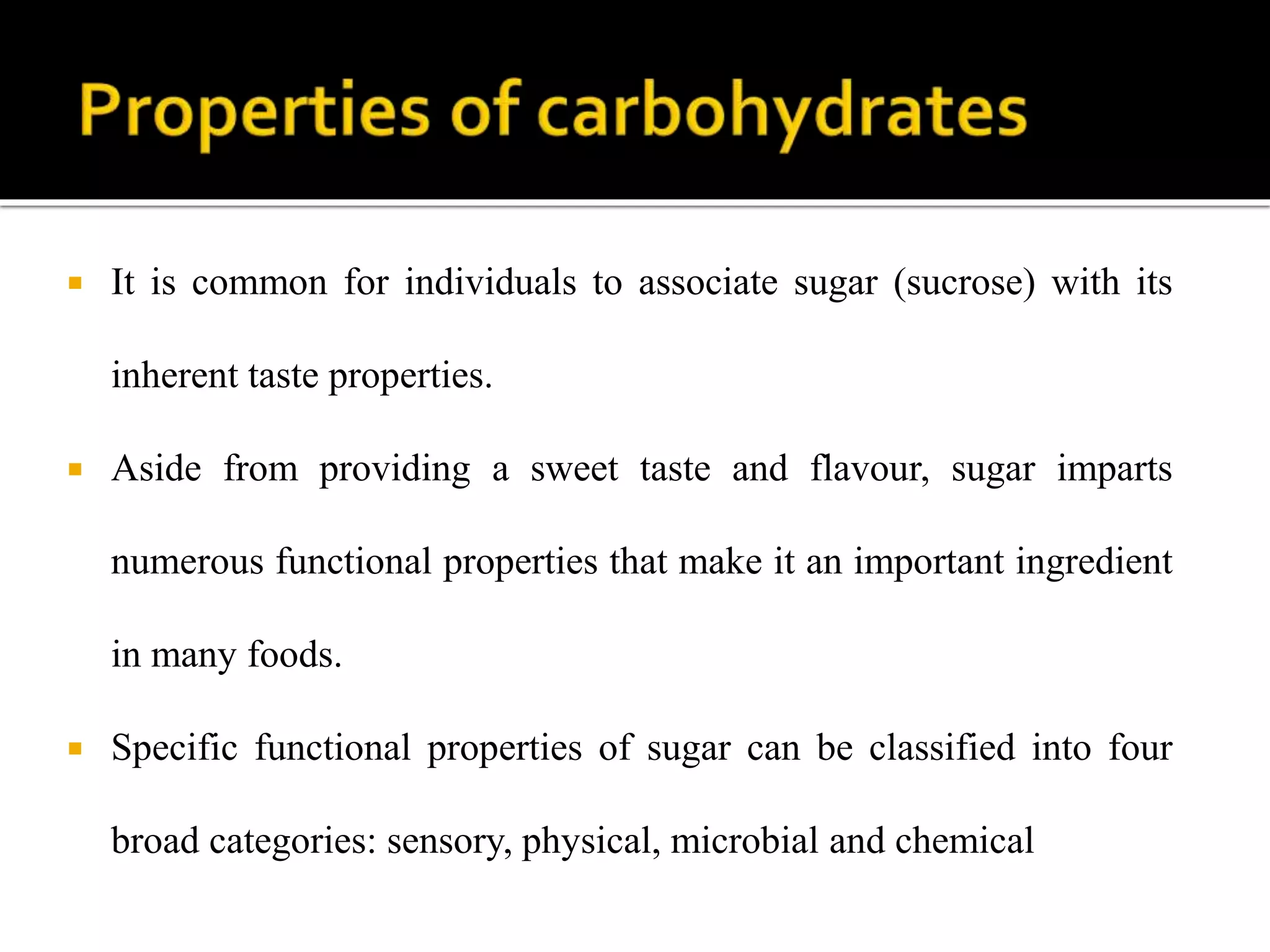 Carbohydrates chemical structure | PPTX