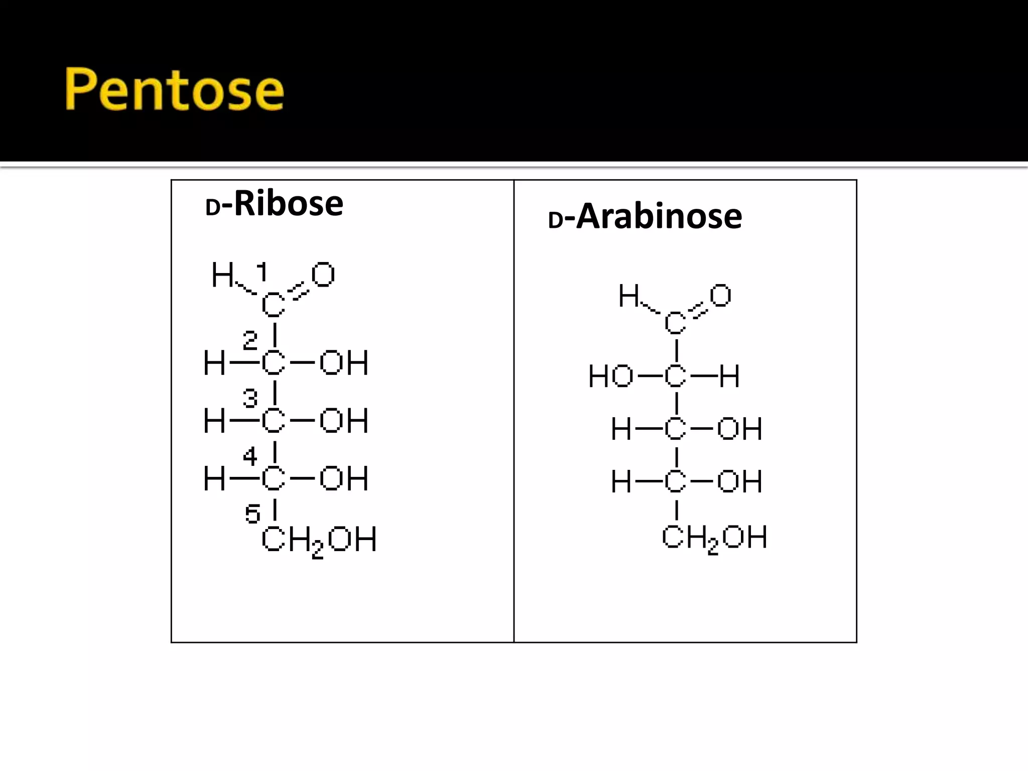 Carbohydrates chemical structure | PPTX