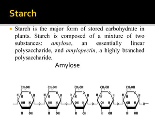 Carbohydrates chemical structure | PPTX