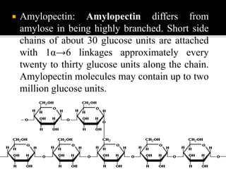 Carbohydrates chemical structure | PPTX
