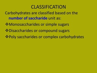 Carbohydrates - Classification based on Saccharides.ppt