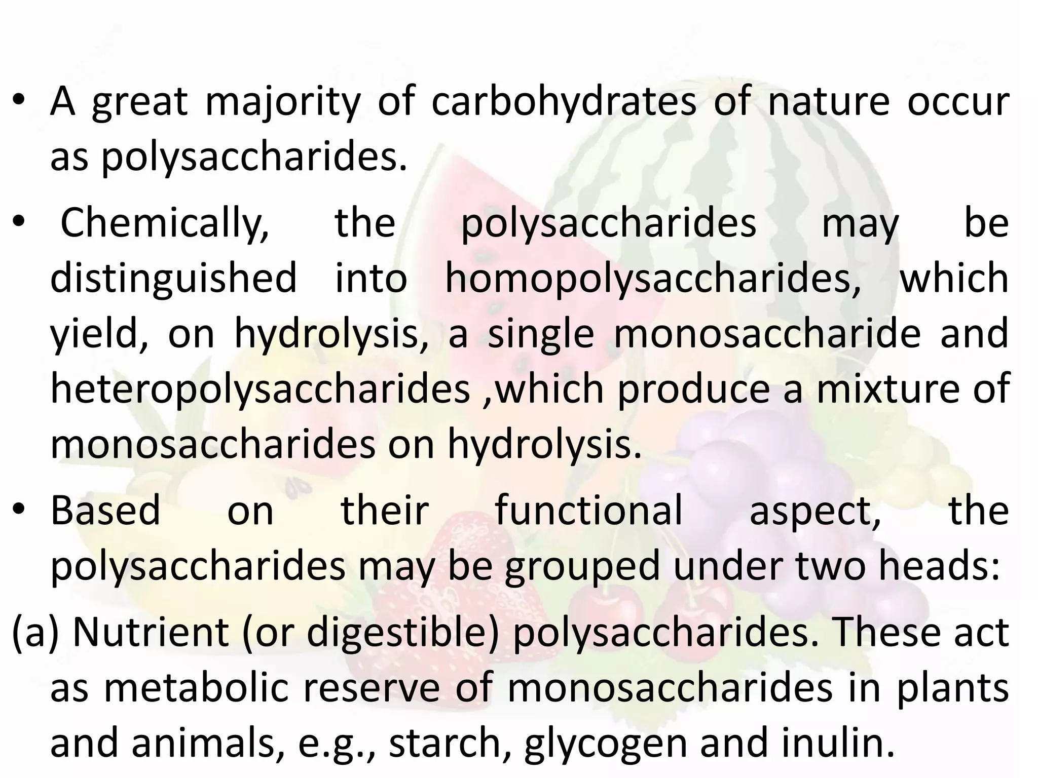 Carbohydrates introduction, classification and properties | PPTX
