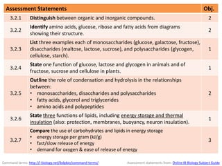 Carbohydrates, Lipids and Proteins | PPTX