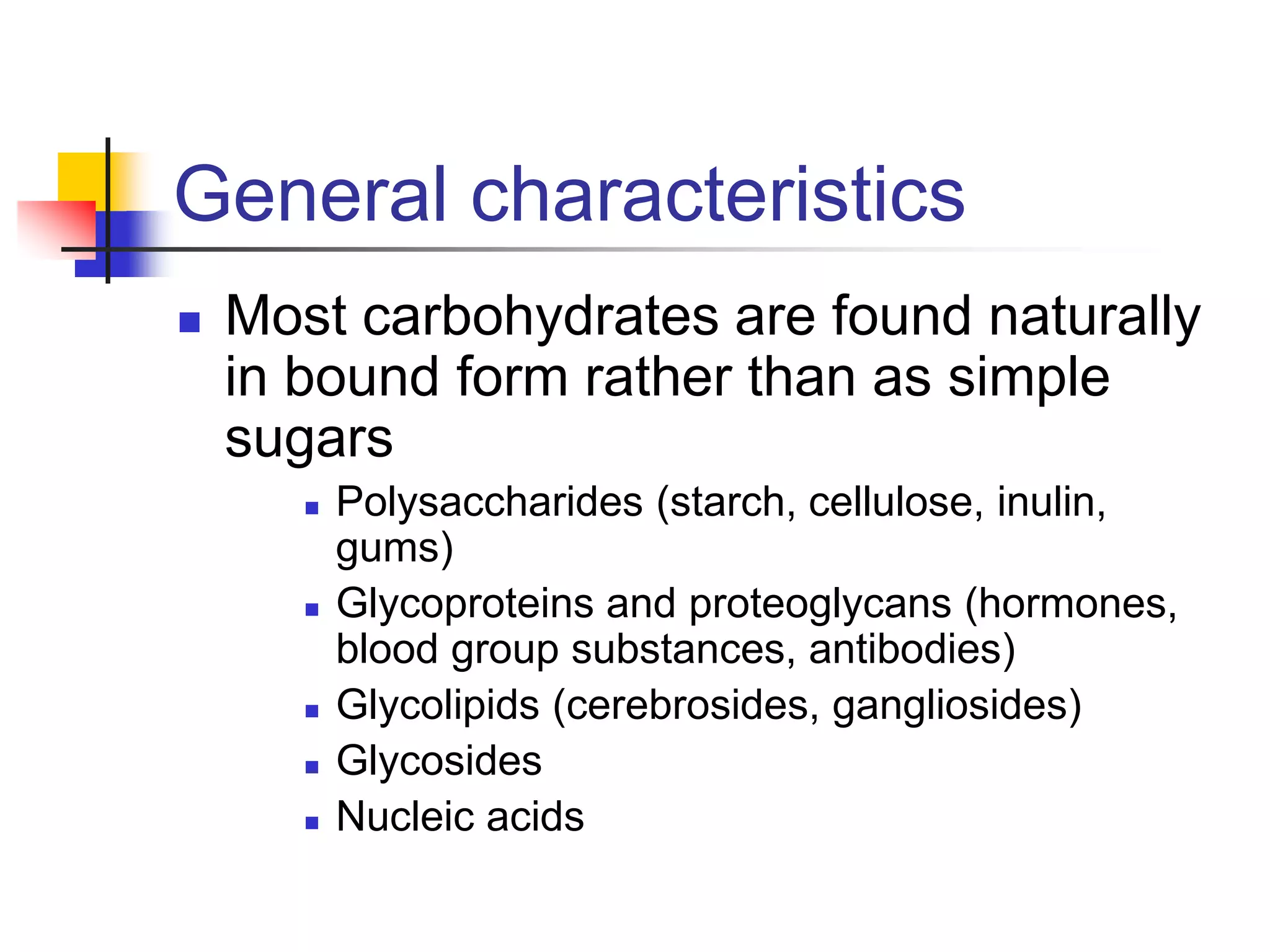 Carbohydrates summary | PPT