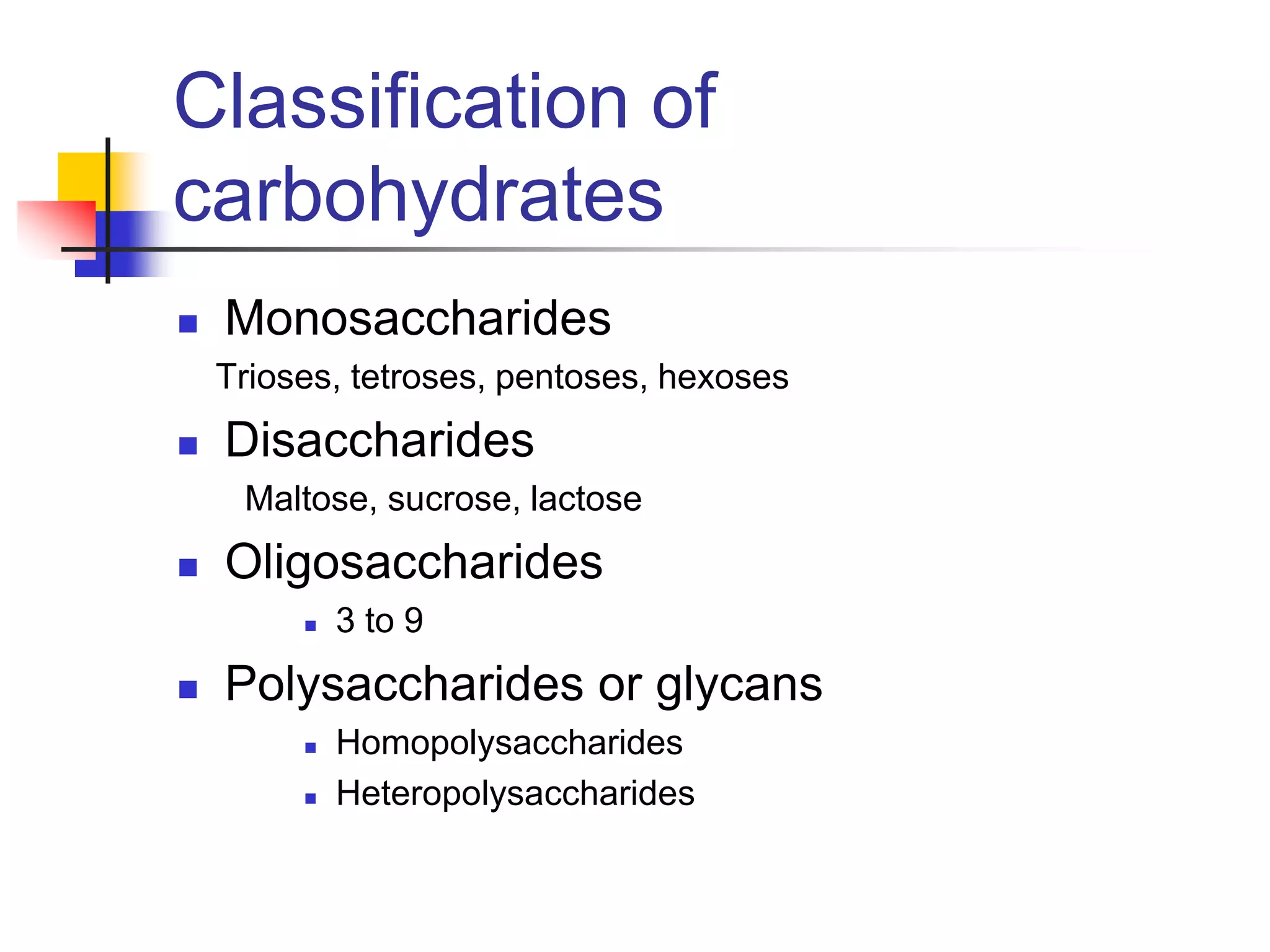 Carbohydrates summary | PDF