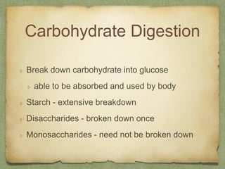 Carbohydrates 101 | PPT