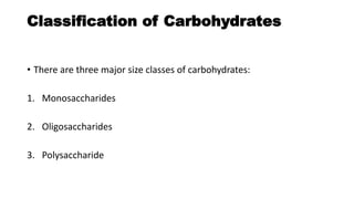Carbohydrates and their classification | PPTX