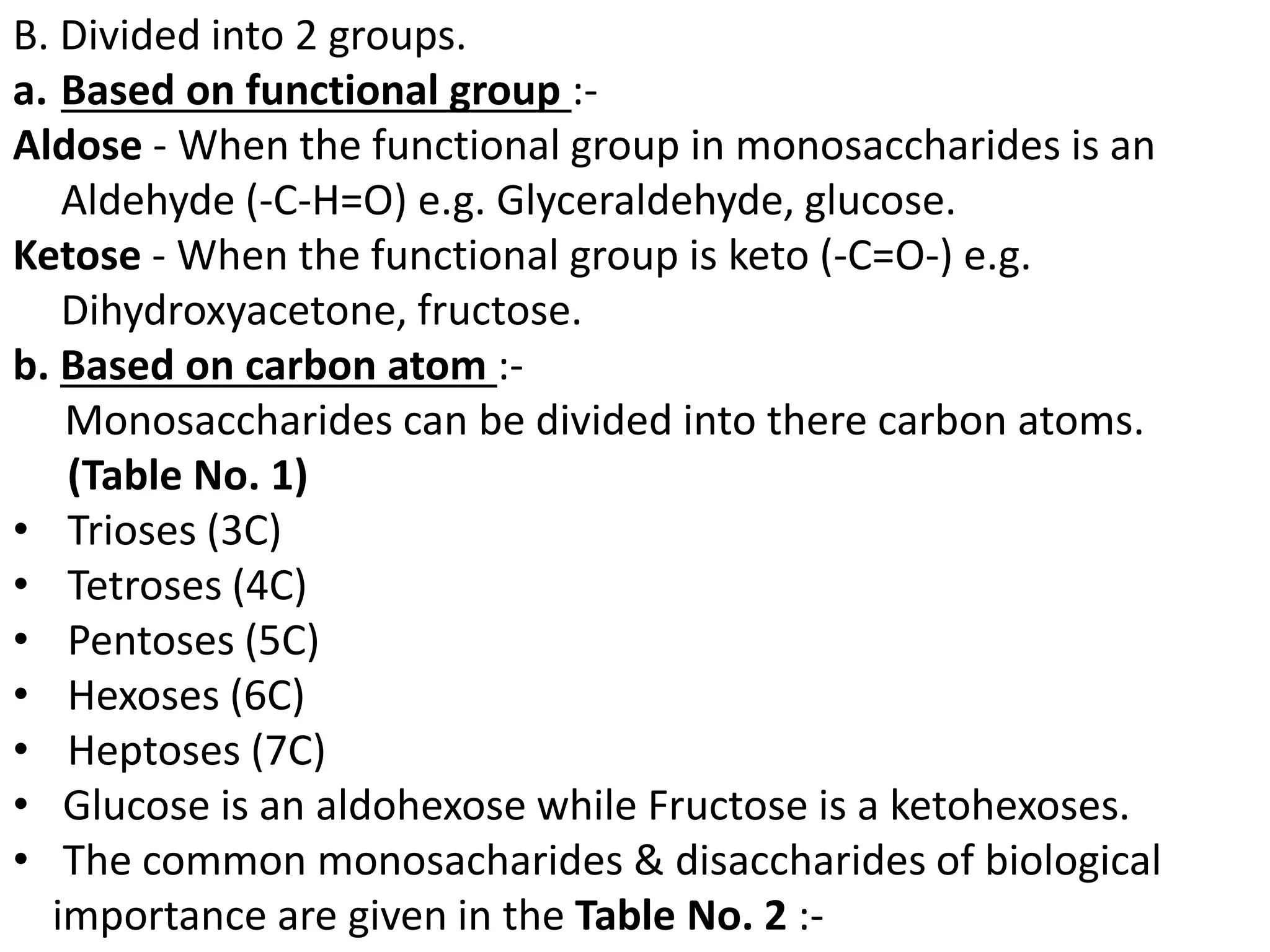 Carbohydrates (chapter 1) | PPTX